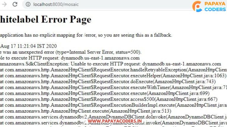 Whitelabel Error page How to fix:- Effective 5+ Powerful Steps! - Best ...