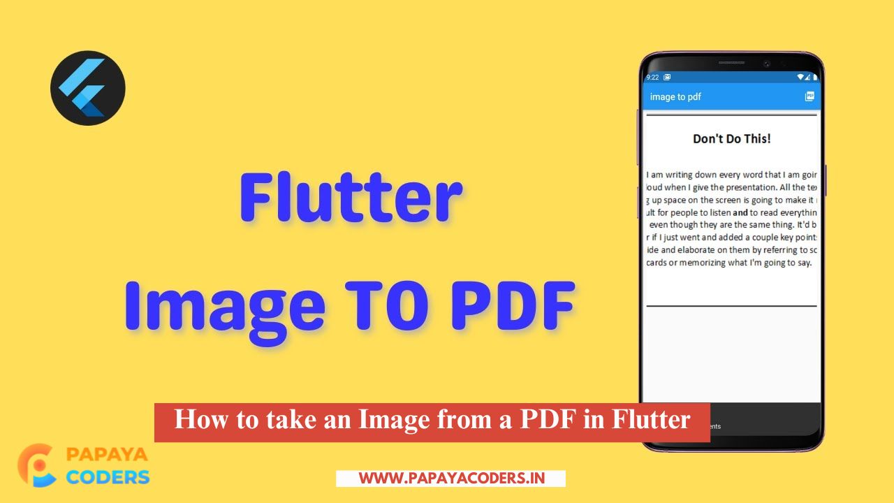 How to take an Image from a PDF in Flutter: Complete Guide 2025! - Best App Development Company ...