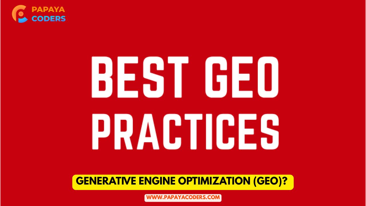 What Is Generative Engine Optimization (GEO)? - Best App Development ...